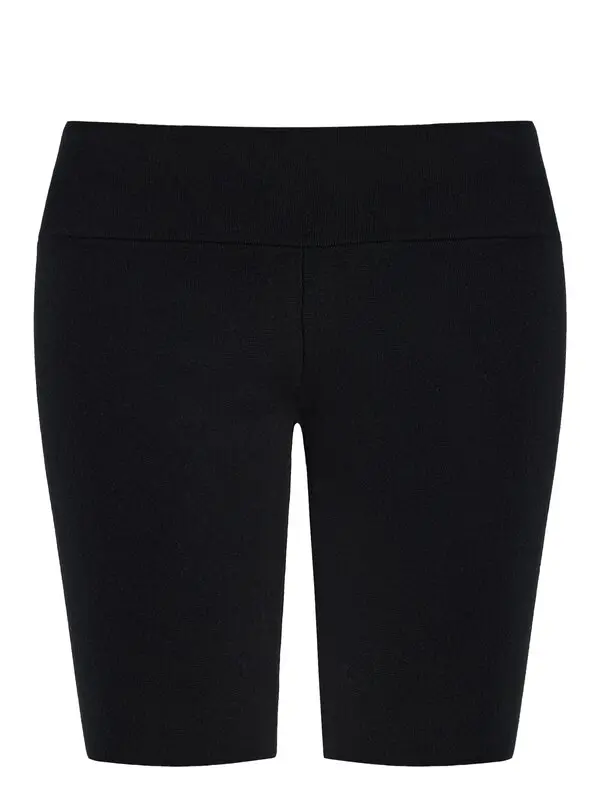 TOTEME Knit Biker Shorts - Black