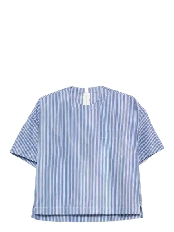 Sacai Striped Shirt - Blue