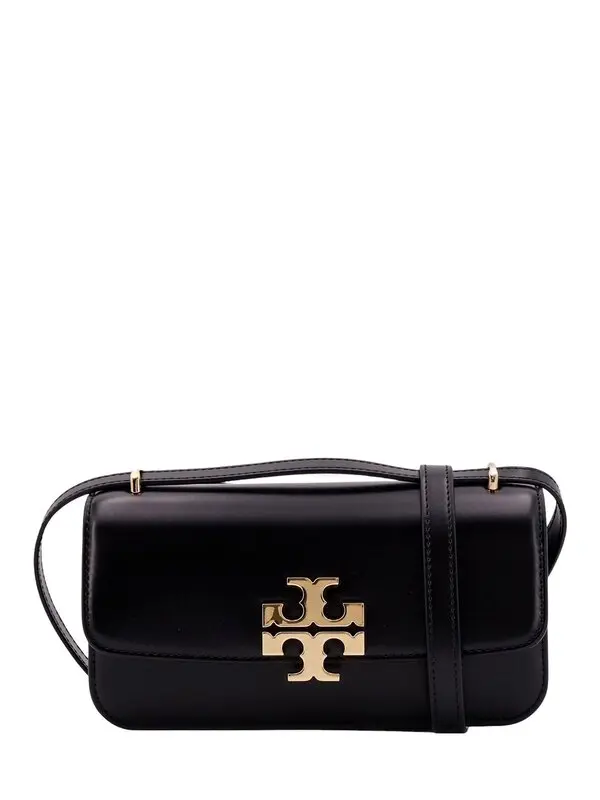 Tory Burch Leather Shoulder Bag - Black