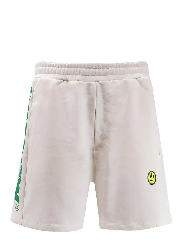 BARROW Cotton Bermuda Shorts - White