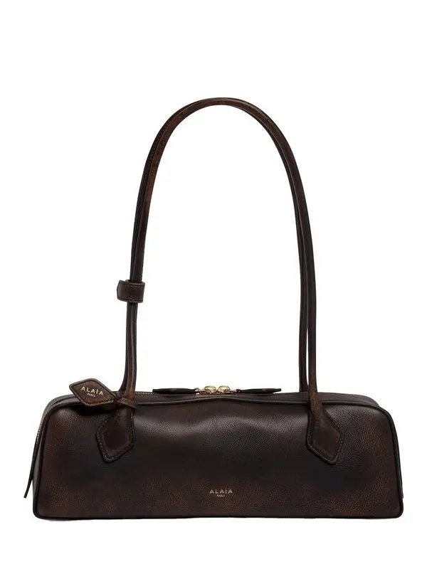 Alaïa Le Teckel Leather Shoulder Bag - Brown