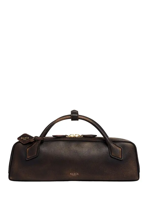Alaïa Teckel Leather Handbag - Brown