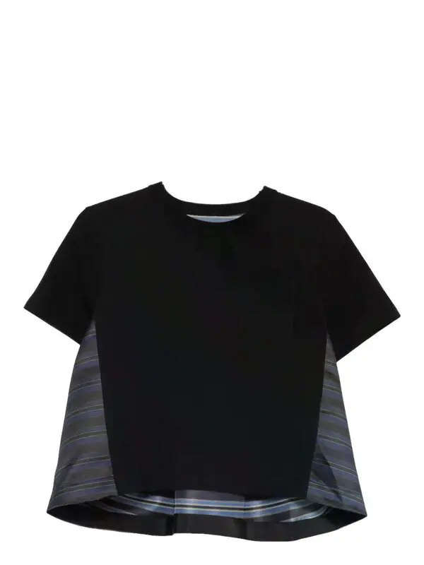 Sacai Boxy-fit T-shirt - Black