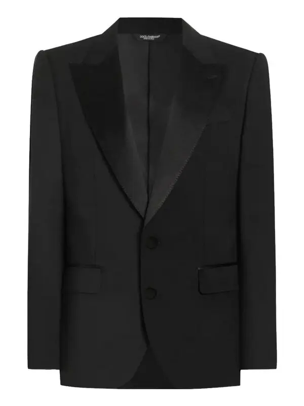 Dolce & Gabbana Peak-lapel Blazer - Black