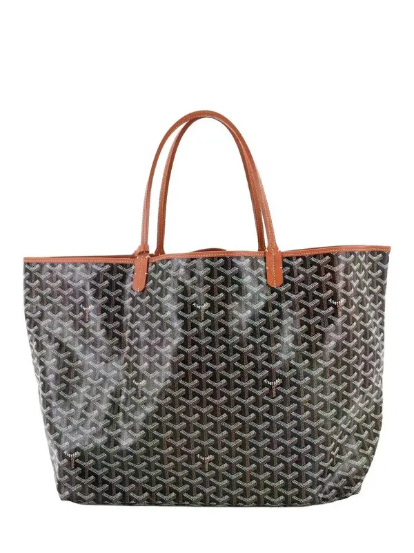 Goyard Saint Louis Coated Canvas Gm Tote Bag - Brown