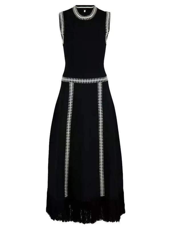 Johanna Ortiz Sleeveless Maxi Dress - Black