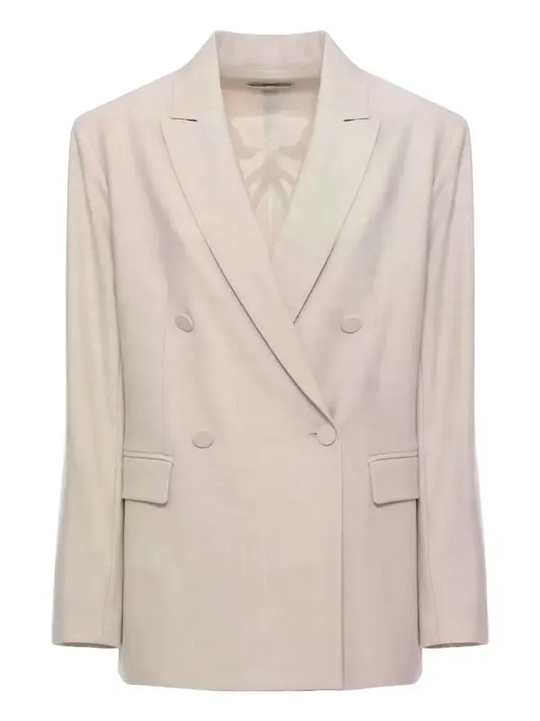 Antonelli Firenze Double-breasted Wool Jacket - Neutrals
