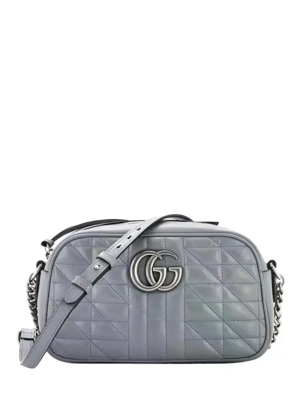 Gucci Gg Marmont Small Shoulder Bag - Grey