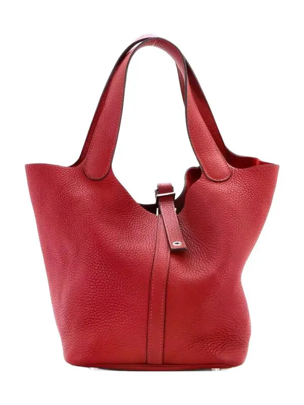 Hermès Picotin Lock Mm Bucket Bag - Red