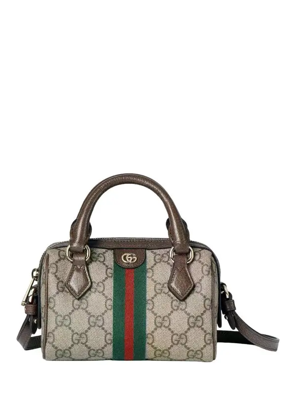 Gucci Ophidia Gg Monogram Mini Tote - Neutrals