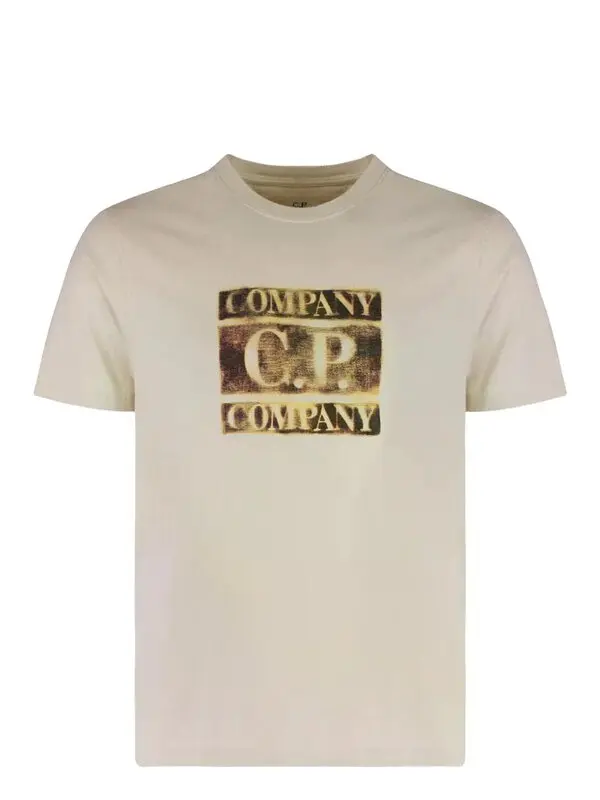 C.P. COMPANY Crew-neck T-shirt - Neutrals