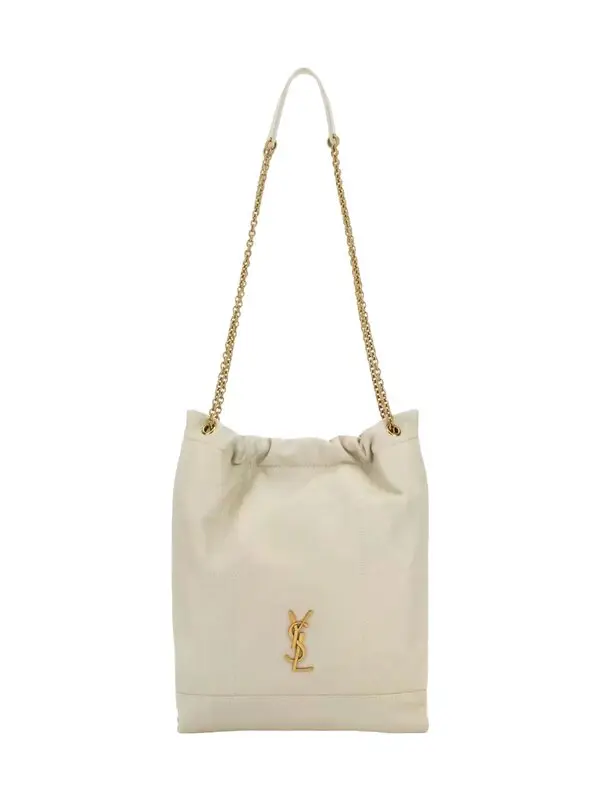 Saint Laurent Pochon Drawstring Tote Bag - Neutrals