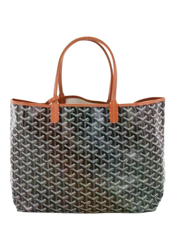 Goyard Saint Louis Coated Canvas Pm Tote Bag - Black