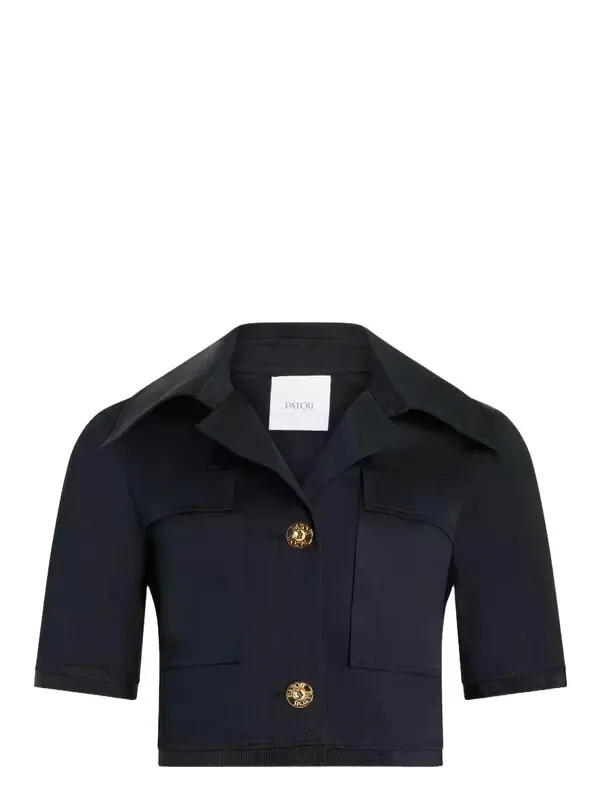 Patou Cropped Jacket - Blue