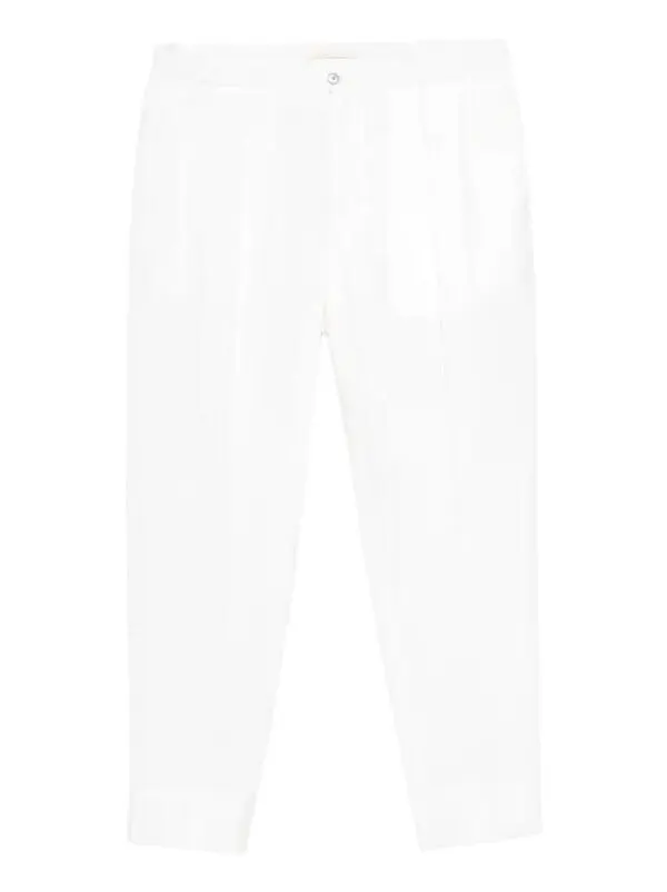 BRIGLIA 1949 Portobellos Button Trousers - Neutrals