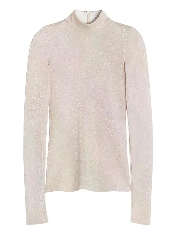 LANVIN Shiny Top - Neutrals