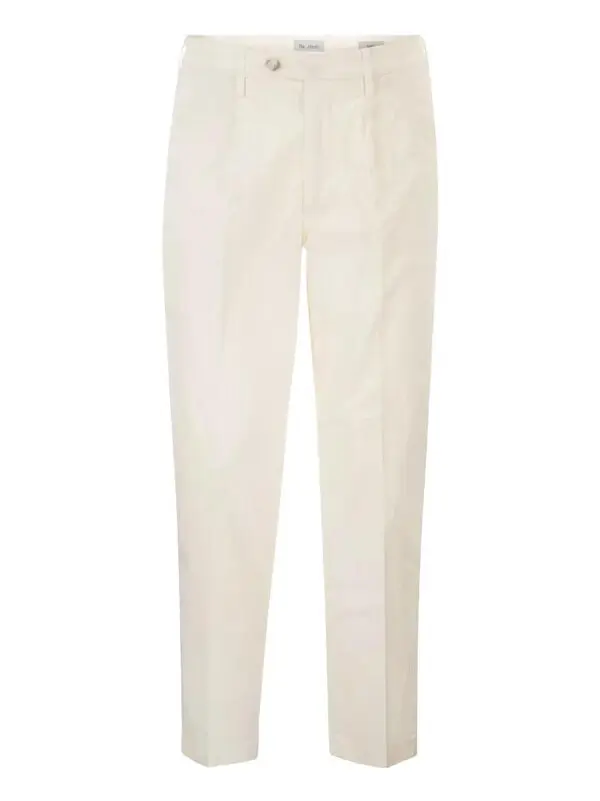 RE-HASH Marc Front-pleats Trousers - Neutrals