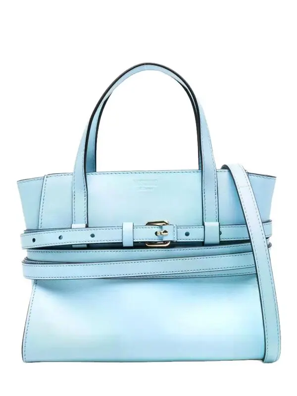 Moschino Buckle-strap Tote Bag - Blue