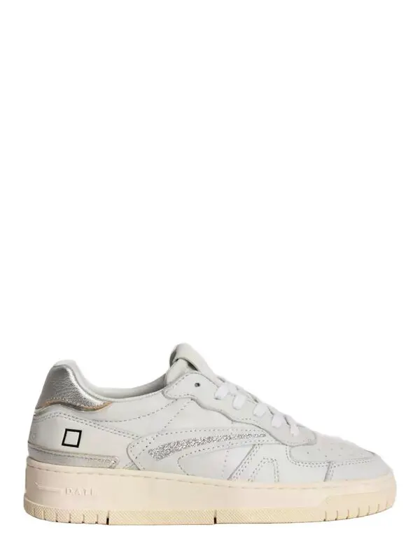 D.a.t.e. Perforated Glitter Sneakers - Grey