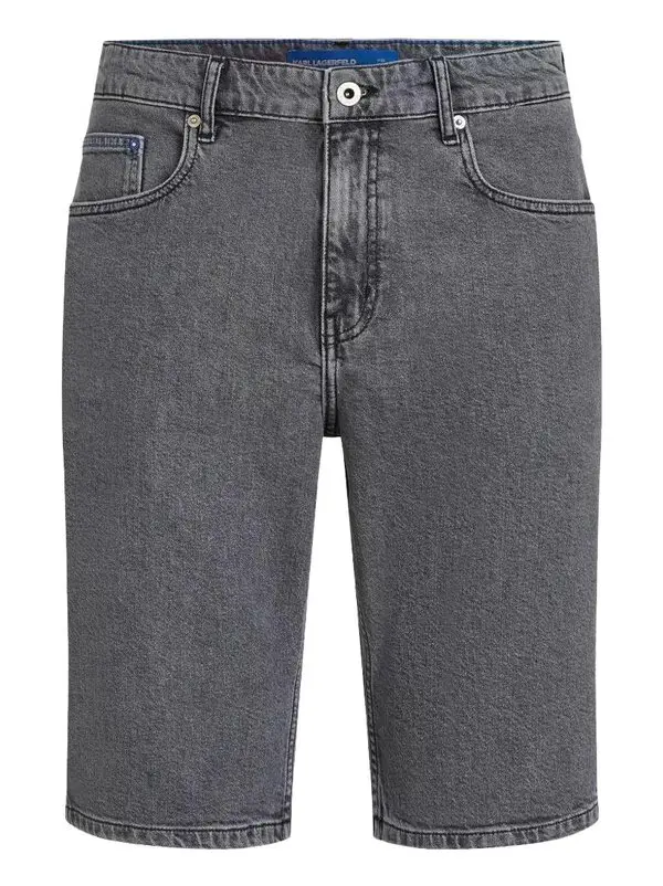 Karl Lagerfeld Belt-loops Shorts - Grey
