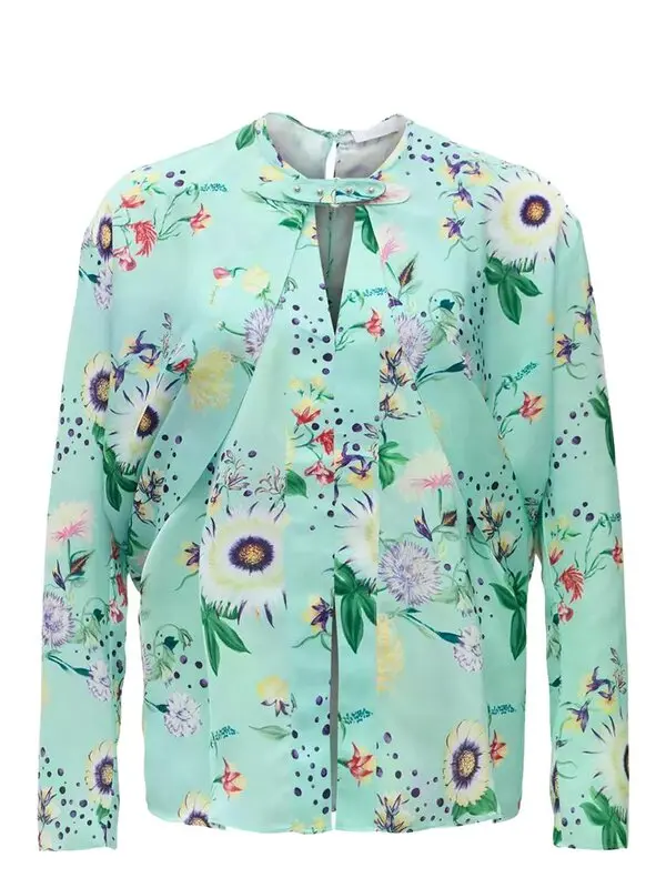 Rabanne Floral Blouse - Green