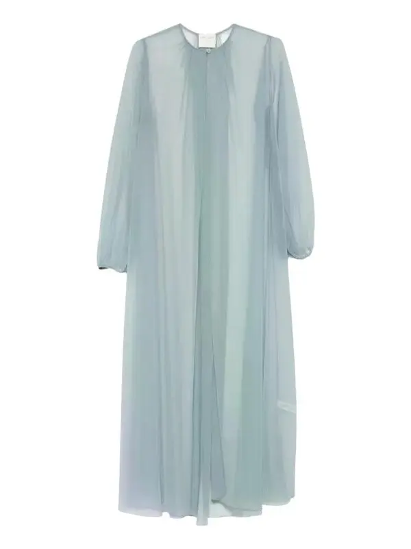 FORTE_FORTE Long-sleeve Coat - Blue