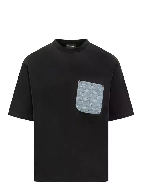 Dsquared2 Monogram Loose Fit T-shirt - Black