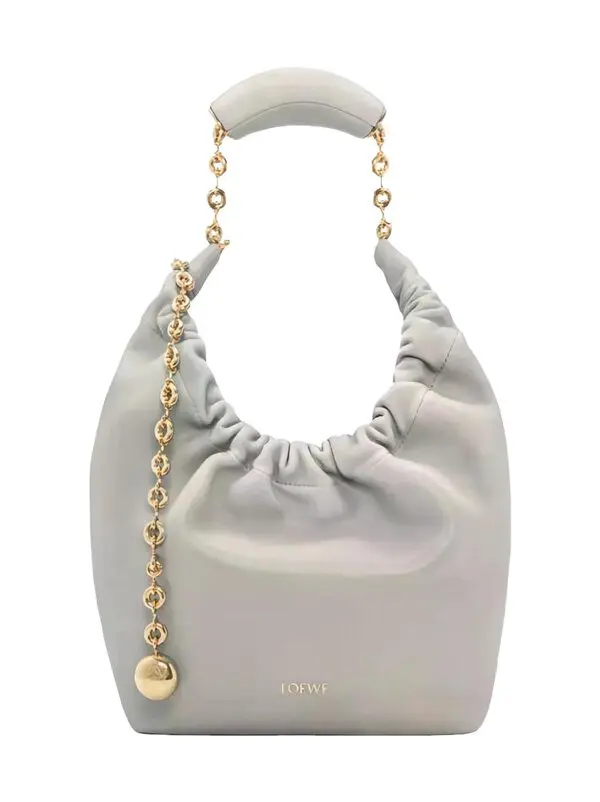 Loewe Small Squeeze Shoulder Bag - Grey