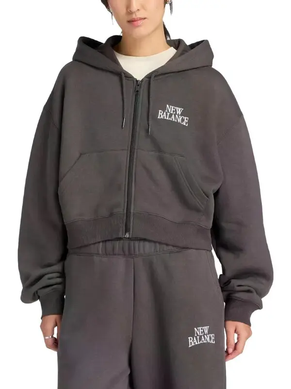 NEW BALANCE Full-zip Hoodie - Black