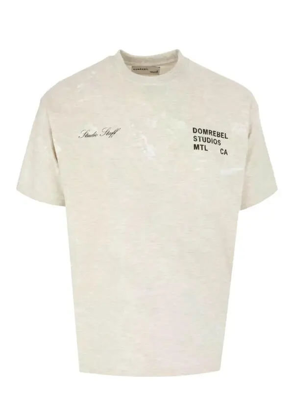DOMREBEL Staff Crew-neck T-shirt - Neutrals