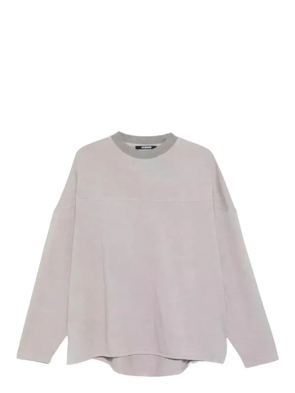 Jacquemus Boxy Colour-block Polo Shirt - Grey