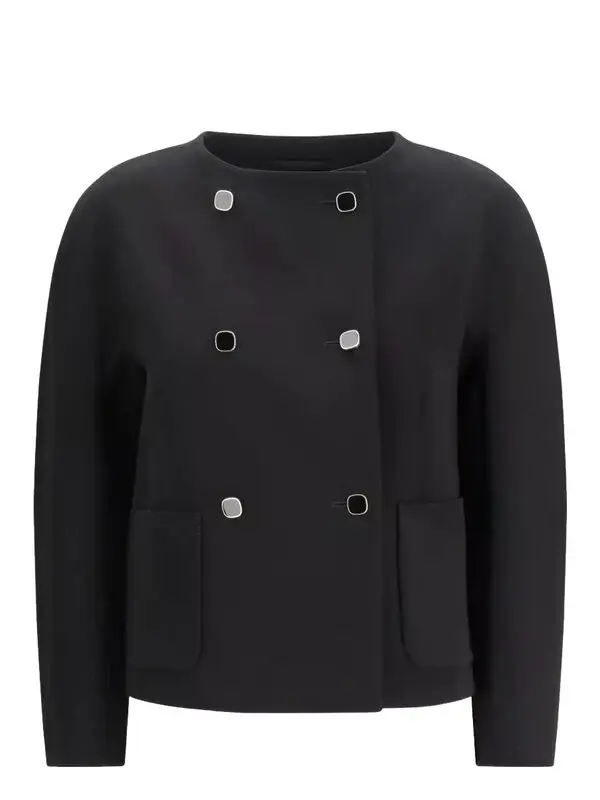 Max Mara Double-breasted Jacket - Black