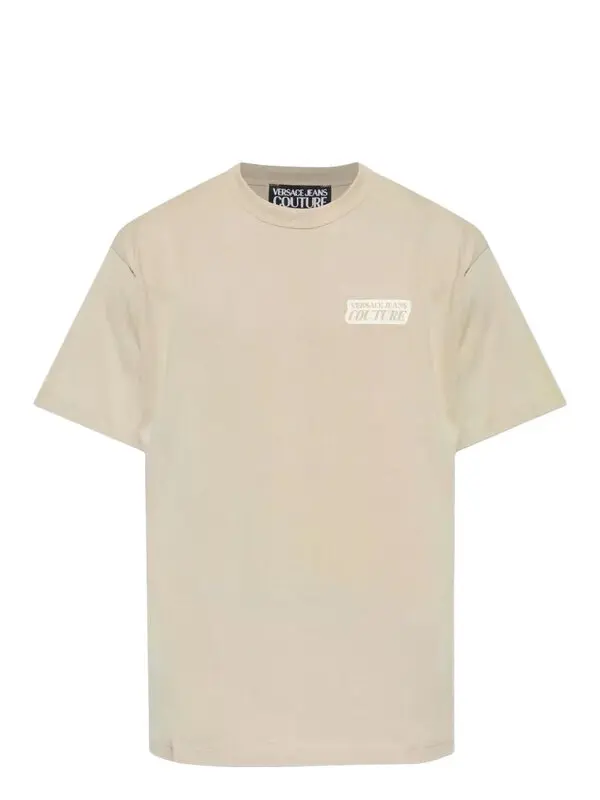Versace Logo-detail T-shirt - Neutrals