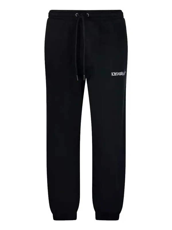 Off-White Arrow Drawstring Track Pants - Black