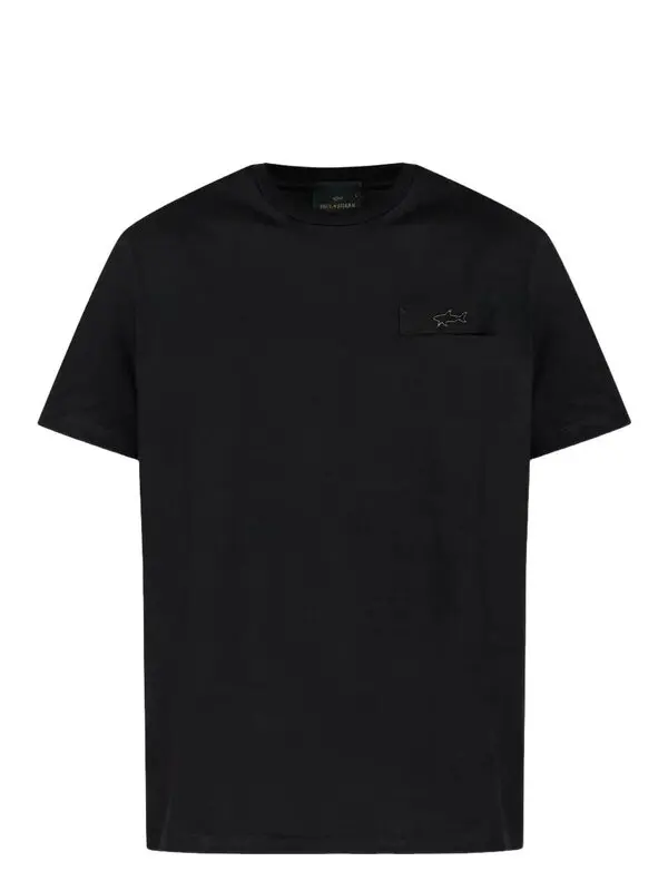 Paul & Shark Logo-detail T-shirt - Black