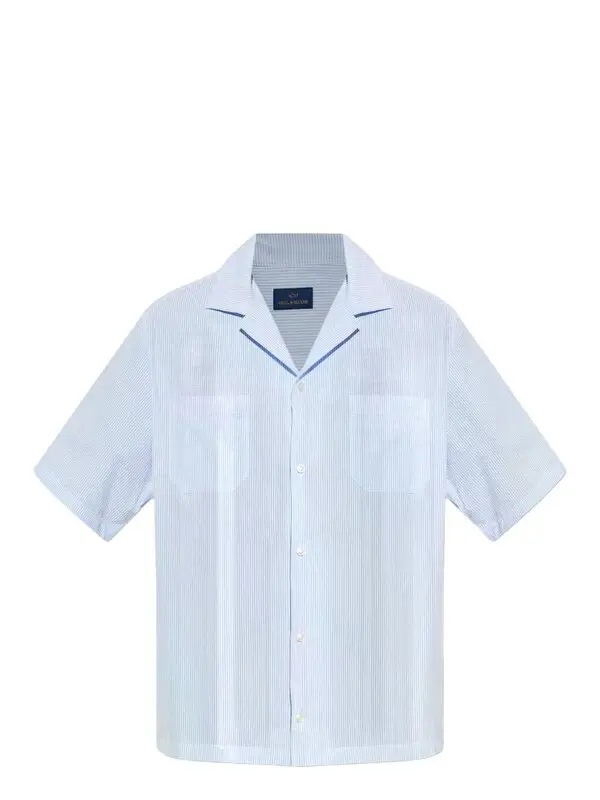 Paul & Shark Striped Pocket Shirt - Blue