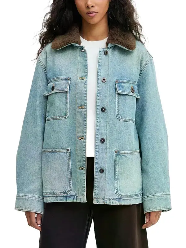 Miss Sixty Pocket Denim Jacket - Blue