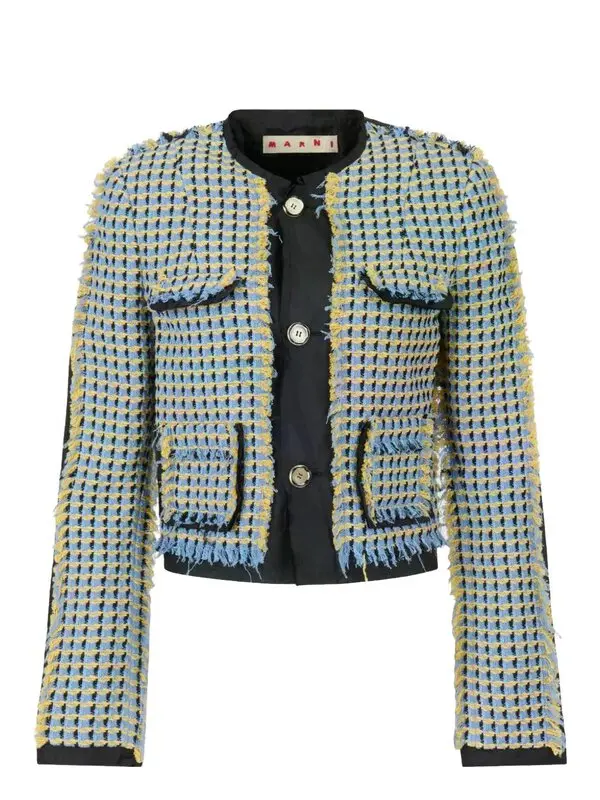 Marni Tweed Jacket - Blue