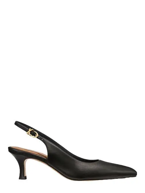 MARGAUX LONNBERG The Colette Slingbacks - Black Nappa