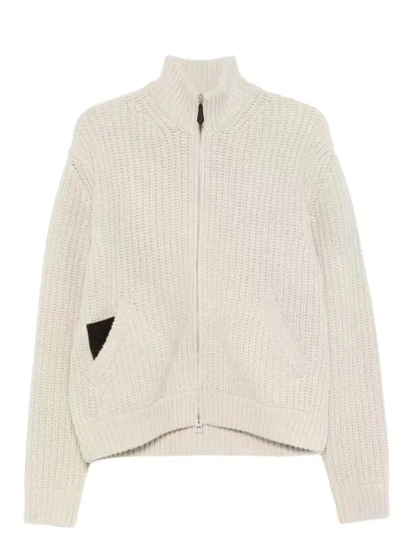 Jacob Cohen Zip Cardigan - Neutrals