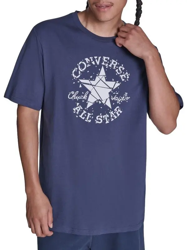 CONVERSE Broken Glass T-shirt - Converse Navy
