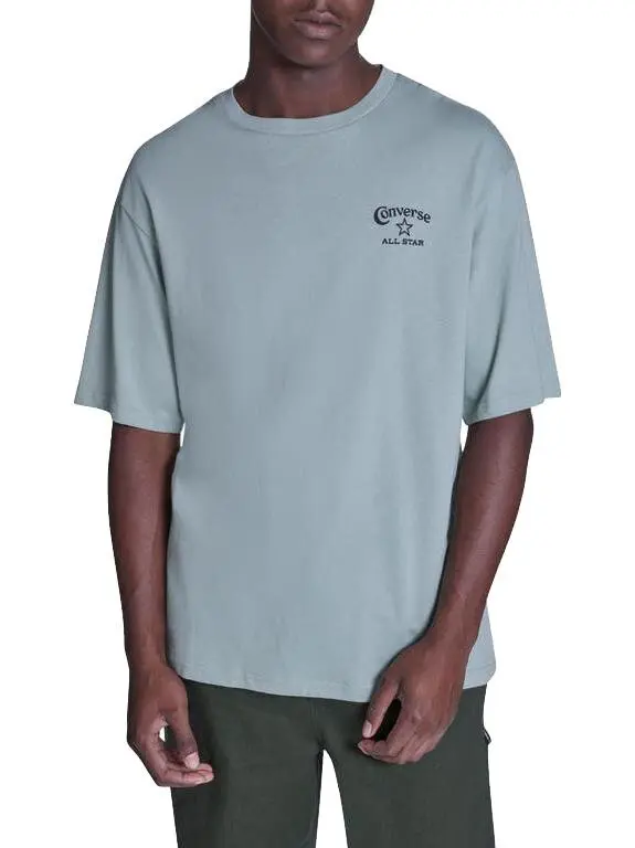 CONVERSE Heritage Wordmark Relaxed T-shirt - Thyme Again
