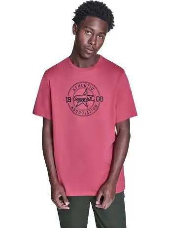 CONVERSE Star Script Tee - Rose Cherry