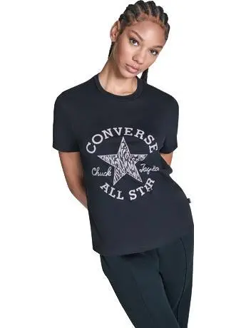 CONVERSE Animal Infill T-shirt - Converse Black