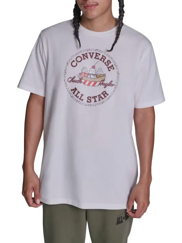 CONVERSE Chuck Taylor Sundae T-shirt - White 10a