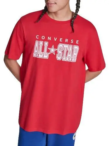 CONVERSE All Star T-shirt - Converse Red