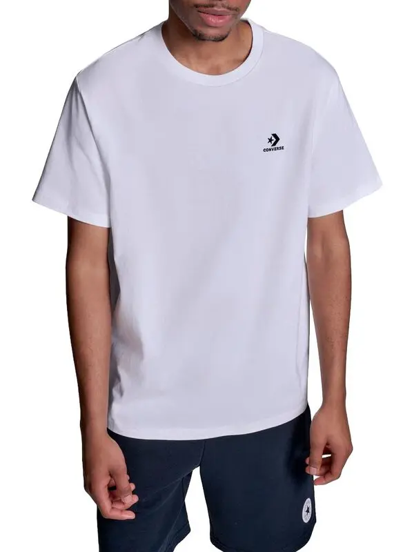 CONVERSE Star Chevron T-shirt - White 10a