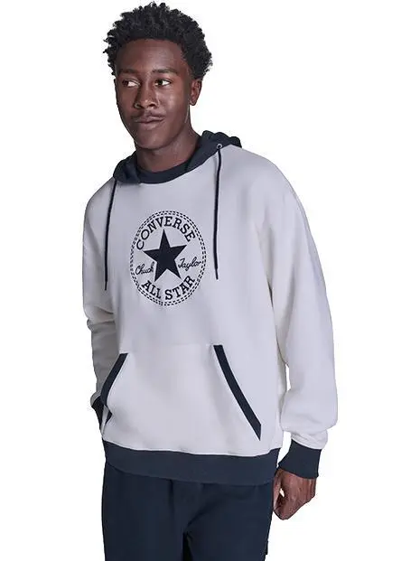 CONVERSE Chuck Taylor Patch Two-tone Hoodie - Converse Egret