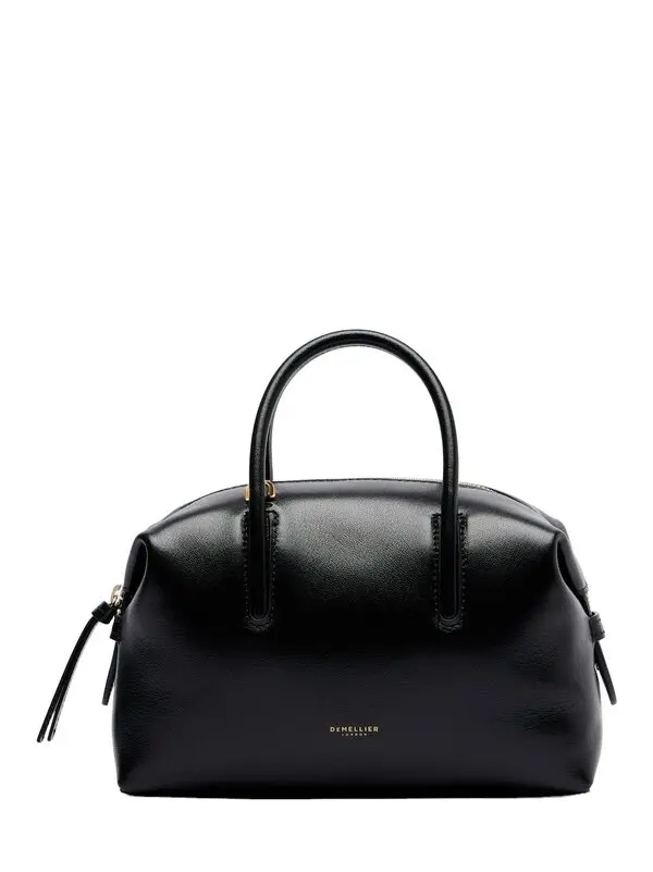 DEMELLIER Stockholm Small Leather Top-handle Bag - Black