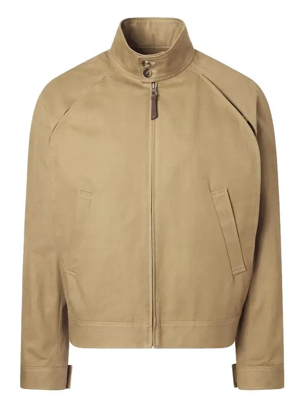 Loewe Layered Cotton Gabardine Jacket - Beige